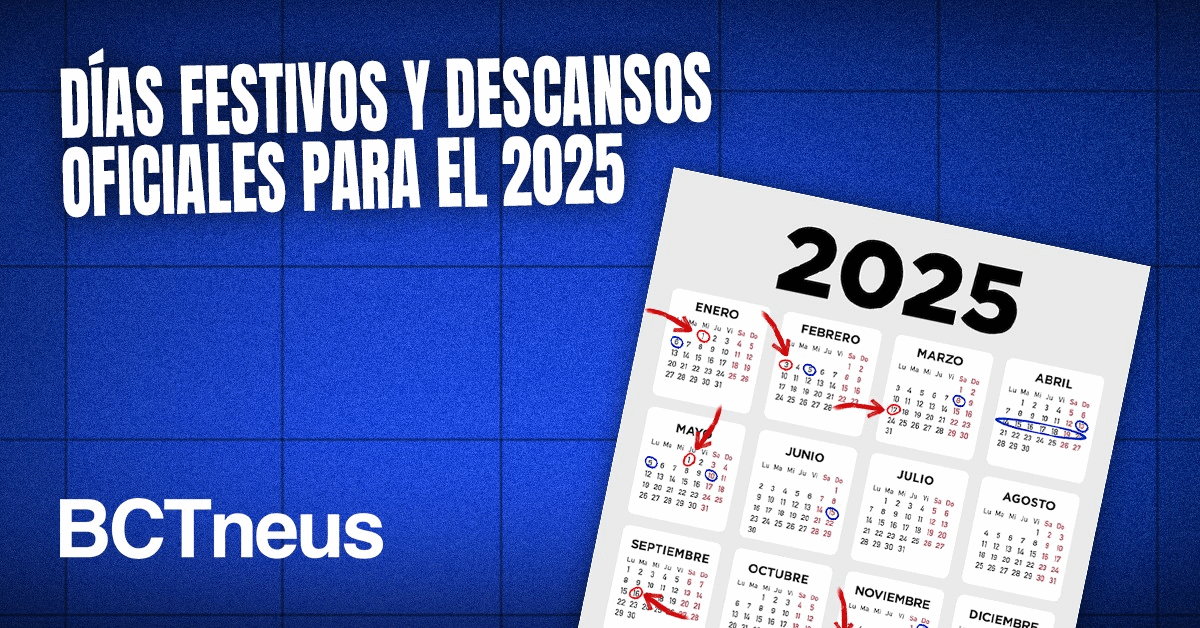 Días festivos oficiales en México para este 2025 - BCTneus™